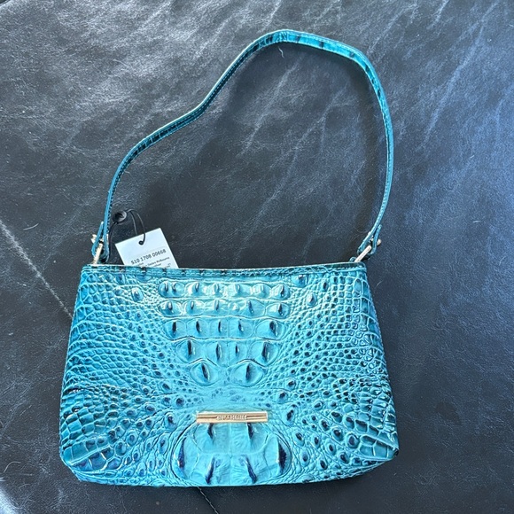 Brahmin | Bags | Brahmin Turquoise Blue Ombr Melbourne Genuine Leather ...